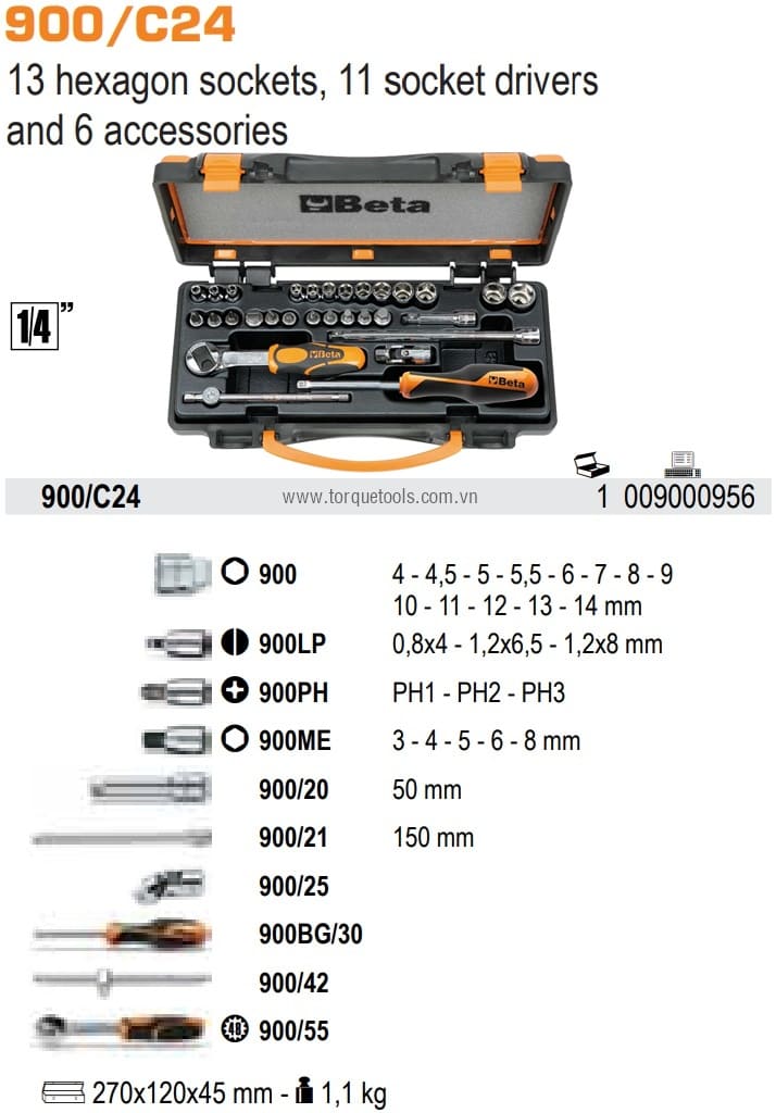 DKV VIET NAM CO.,LTD - Bộ khẩu Beta 900/C24