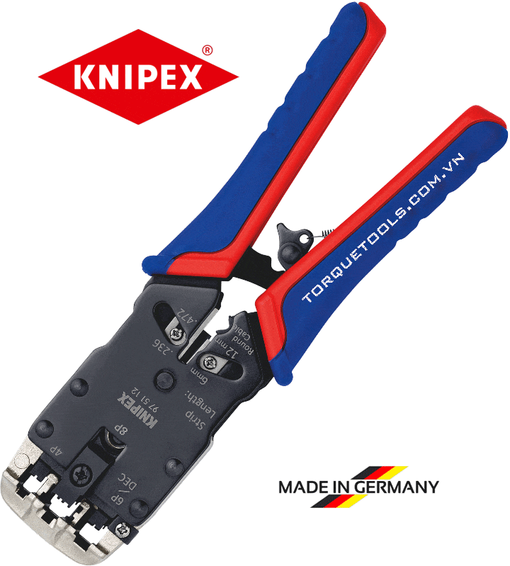 DKV VIET NAM CO.,LTD - Kìm bấm cốt Knipex 97 51 12