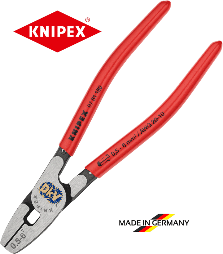 DKV VIET NAM CO.,LTD - Kìm bấm cốt Knipex 97 81 180